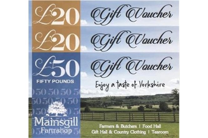 In store Gift Vouchers – Mainsgill Farmshop